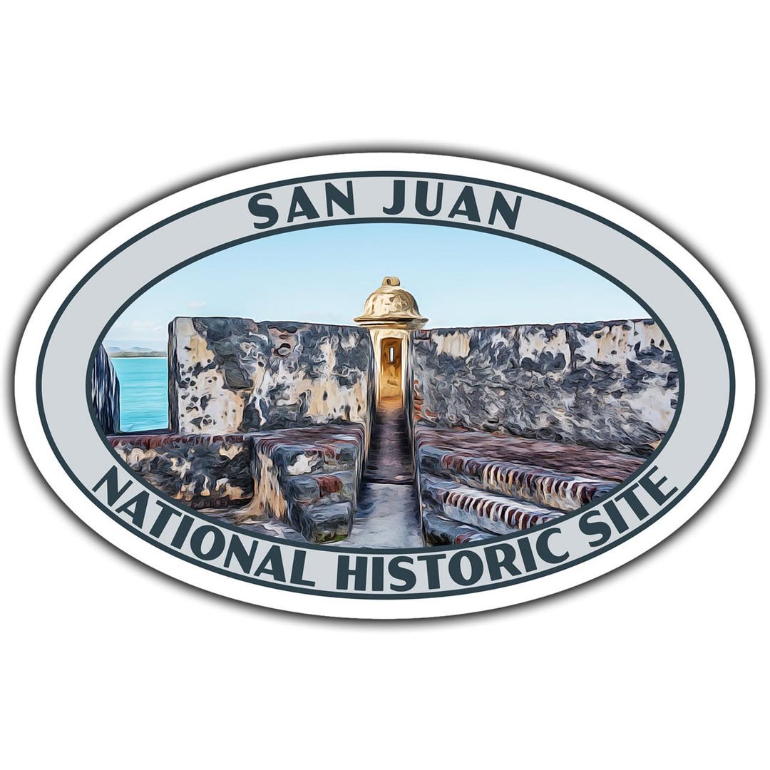 San Juan National Historic Site Sticker | San Juan Sticker | Vinyl ...