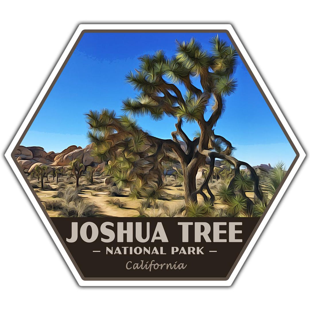 Joshua Tree National Park Sticker | Joshua Tree Sticker | Vinyl Sticker ...