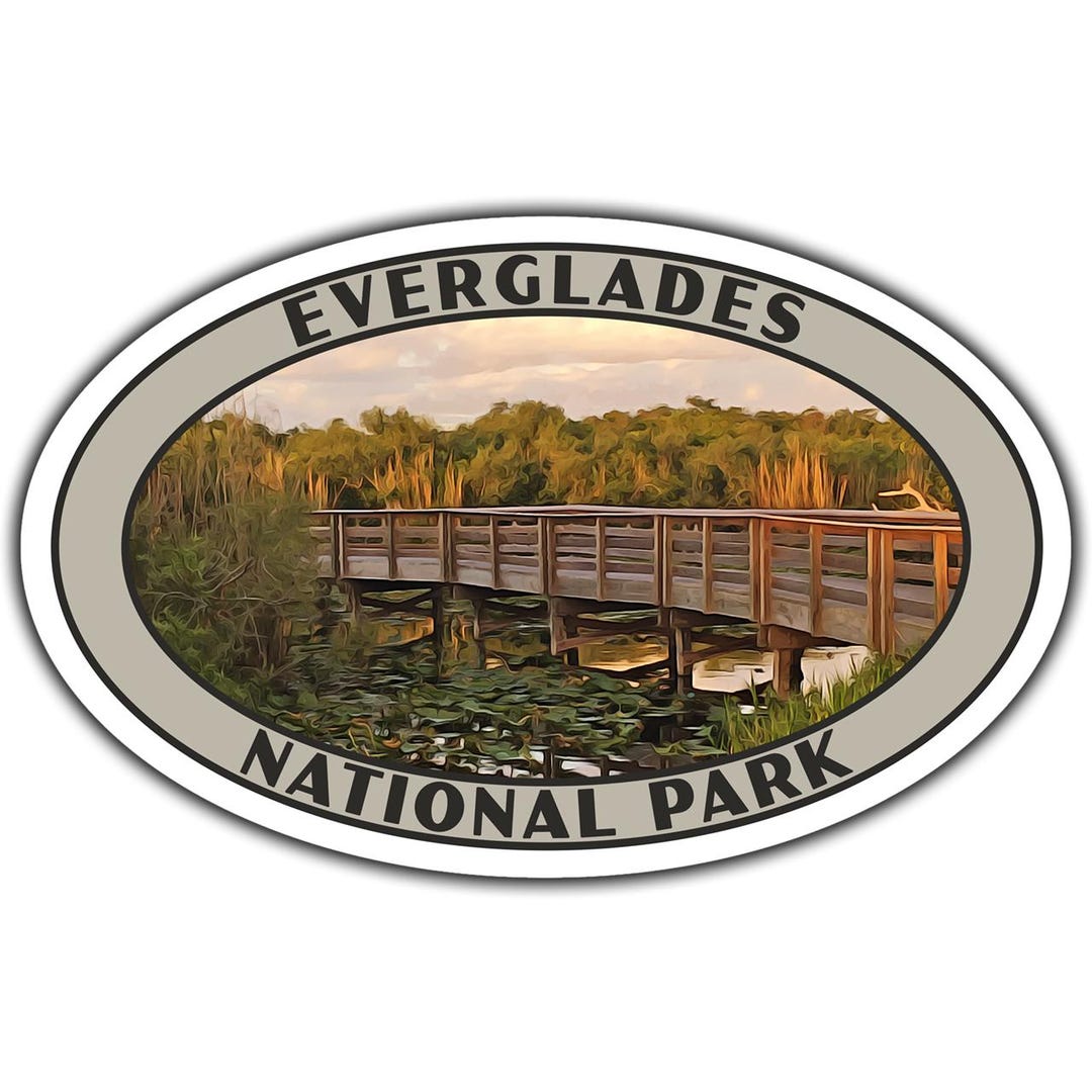 Everglades National Park Sticker | Everglades Sticker | Vinyl Sticker ...