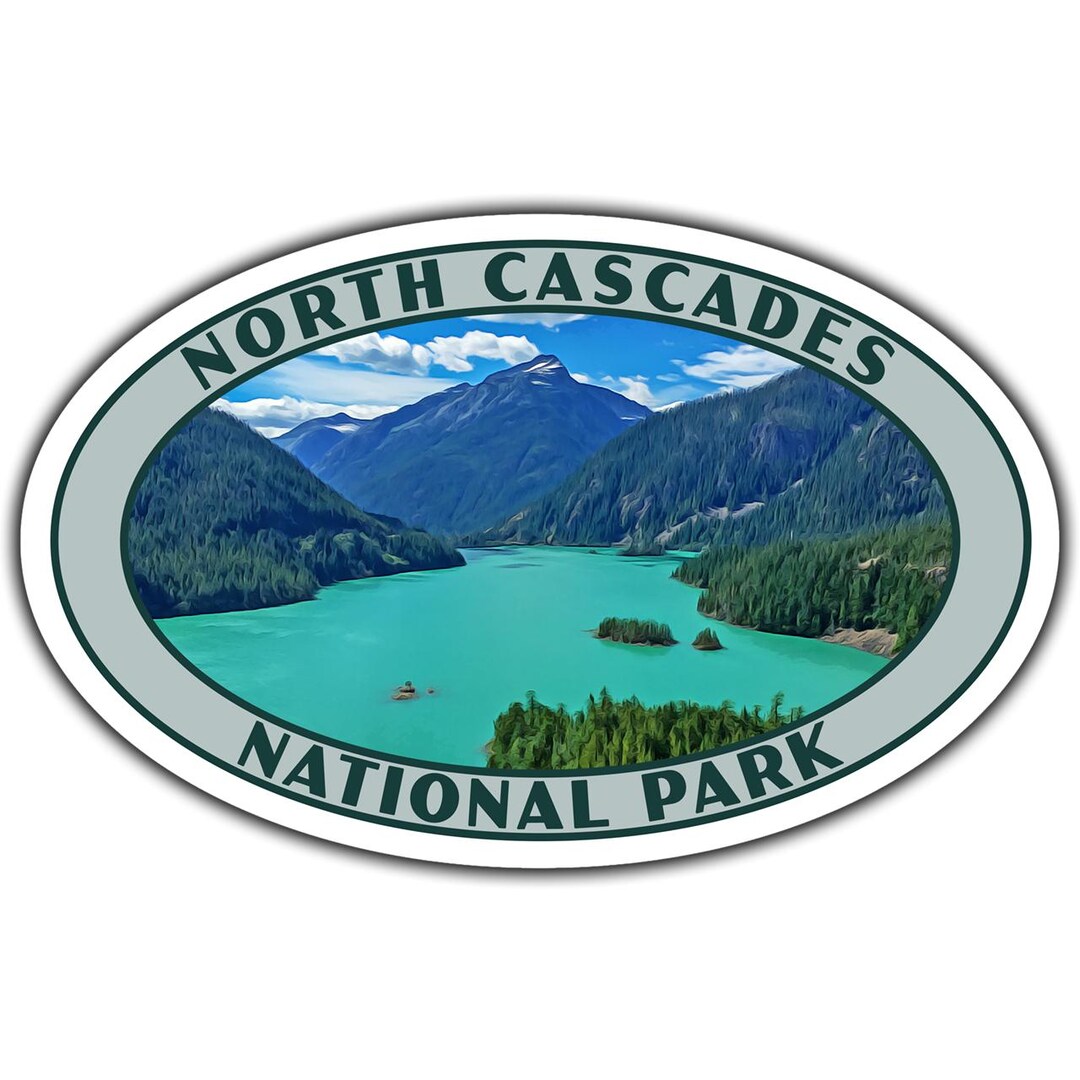 North Cascades National Park Sticker | North Cascades Sticker | Vinyl ...