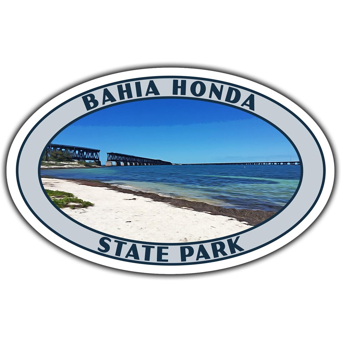 Bahia Honda State Park Sticker | Bahia Honda Sticker | Vinyl Sticker ...
