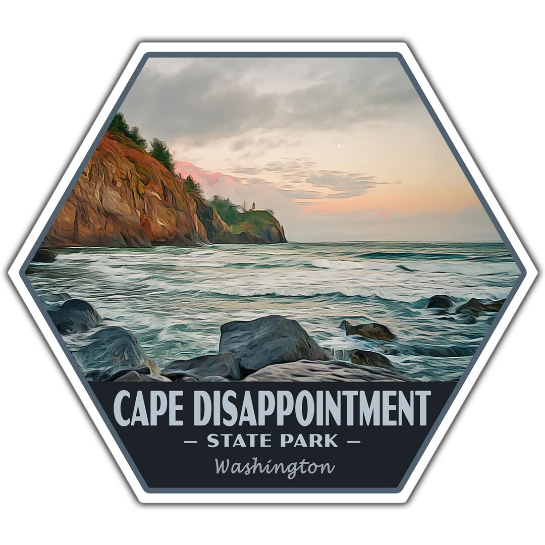 Cape Disappointment State Park Sticker | Cape Disappointment | Vinyl ...