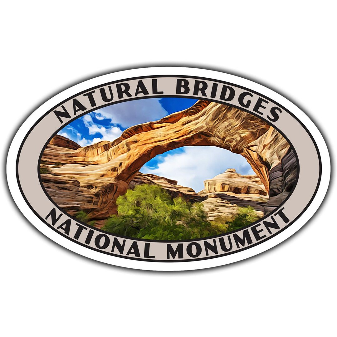 Natural Bridges National Monument Sticker | Natural Bridges Monument ...