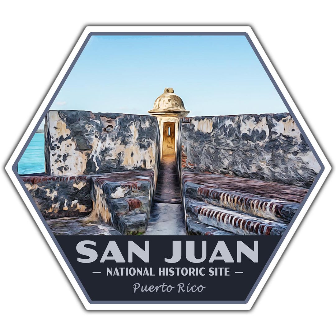 San Juan National Historic Site Sticker | San Juan Sticker | Vinyl ...