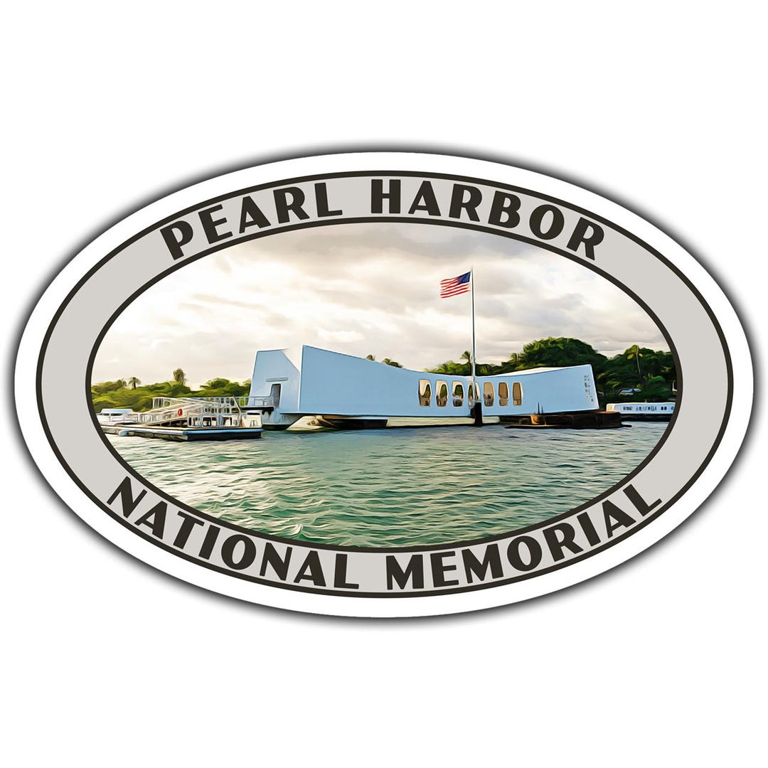 Pearl Harbor National Memorial Sticker | Pearl Harbor Sticker | Vinyl ...