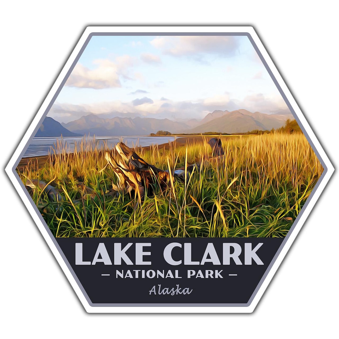 Lake Clark National Park Sticker | Lake Clark Sticker | Vinyl Sticker ...