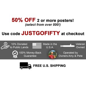 Ricketts Glen State Park Poster | Vintage WPA Style Travel Poster | 8 ...