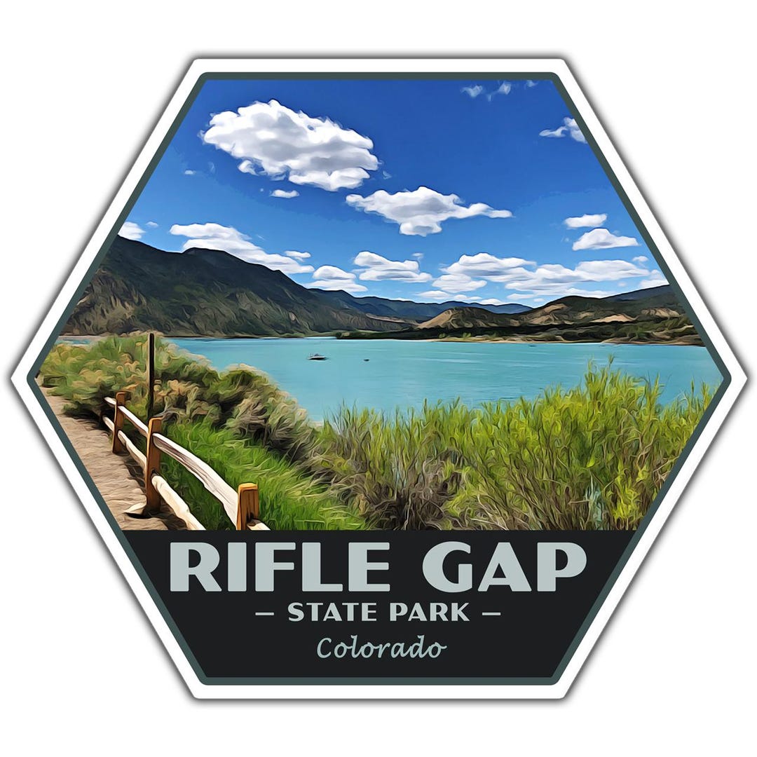 Rifle Gap State Park Sticker | Rifle Gap Sticker | Vinyl Sticker | 2.25 ...