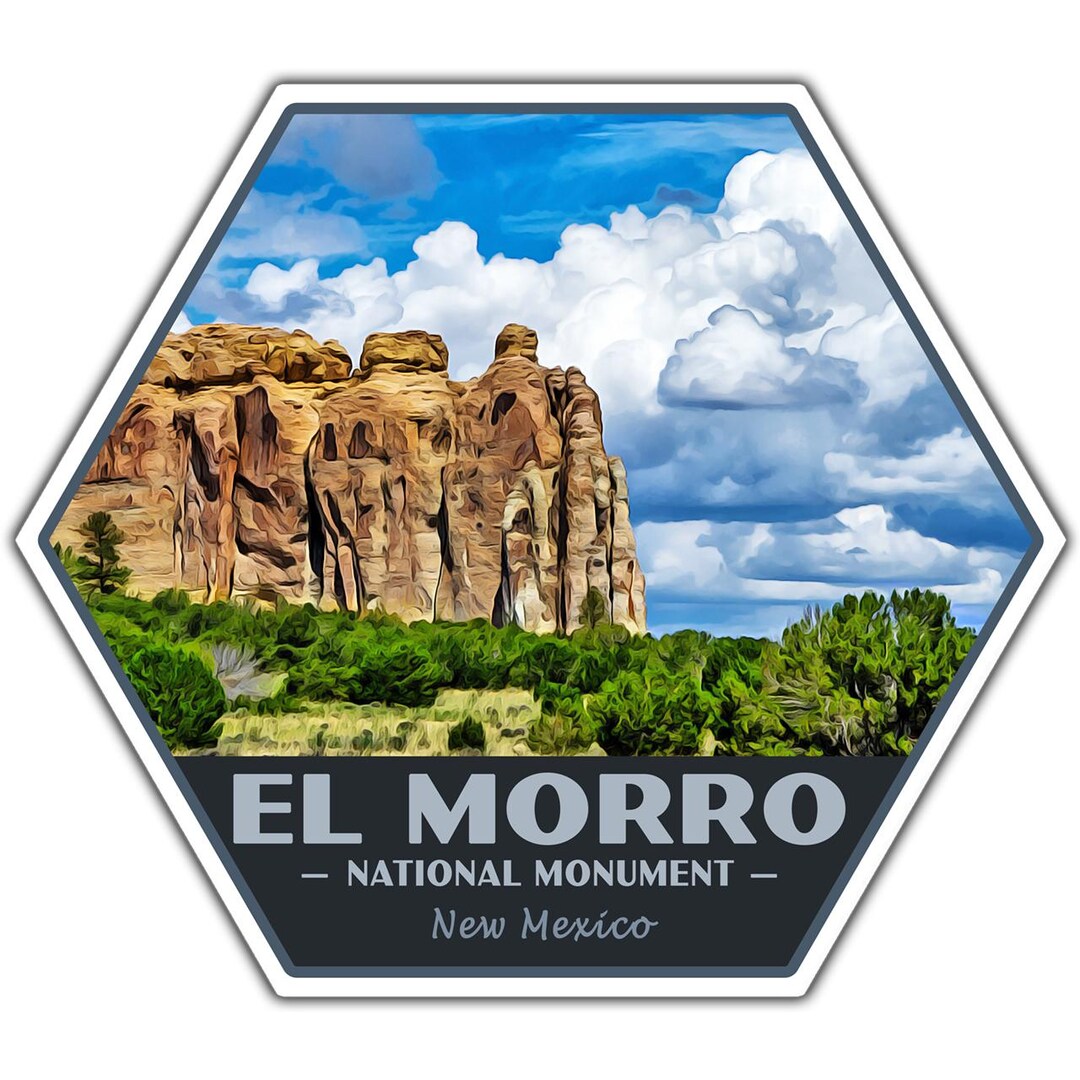 El Morro National Monument Sticker | El Morro Sticker | Vinyl Sticker ...