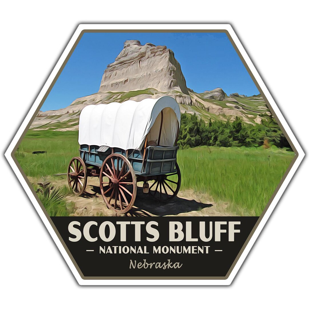 Scotts Bluff National Monument Sticker | Scotts Bluff Sticker | Vinyl ...