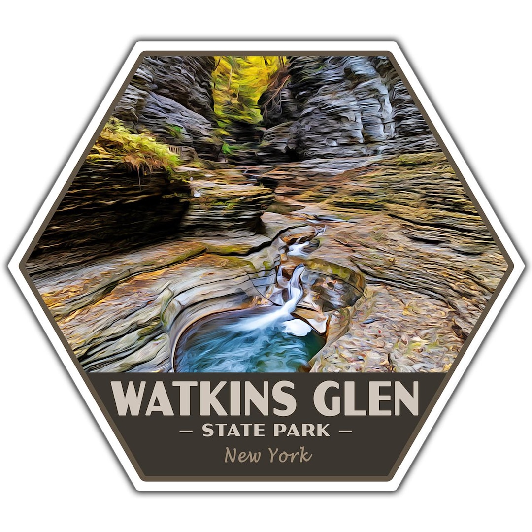 Watkins Glen State Park Sticker | Watkins Glen Sticker | Vinyl Sticker ...
