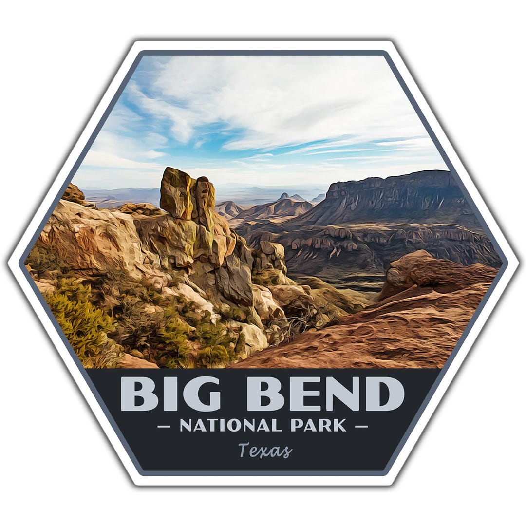 Big Bend National Park Sticker | Big Bend Sticker | Vinyl Sticker | 2. ...