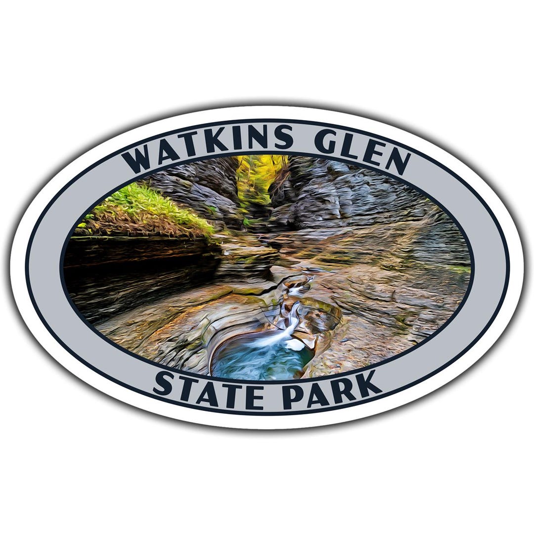 Watkins Glen State Park Sticker | Watkins Glen Sticker | Vinyl Sticker ...
