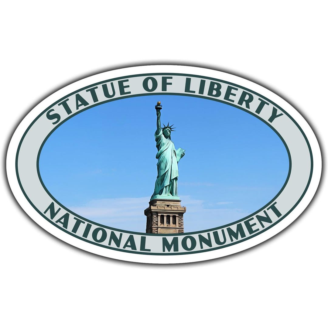 Statue of Liberty National Monument Sticker | Statue of Liberty Sticker ...