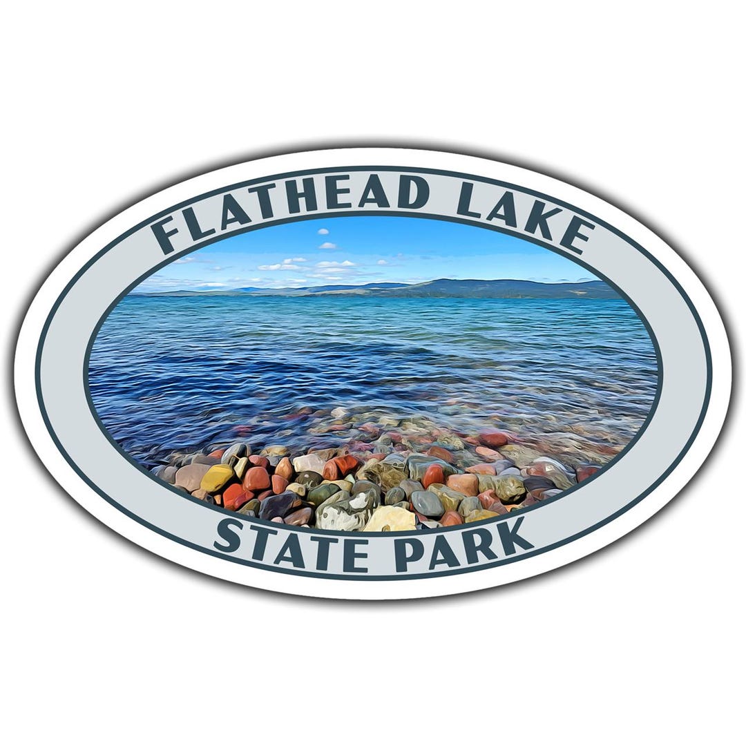 Flathead Lake State Park Sticker | Flathead Lake Sticker | Vinyl ...