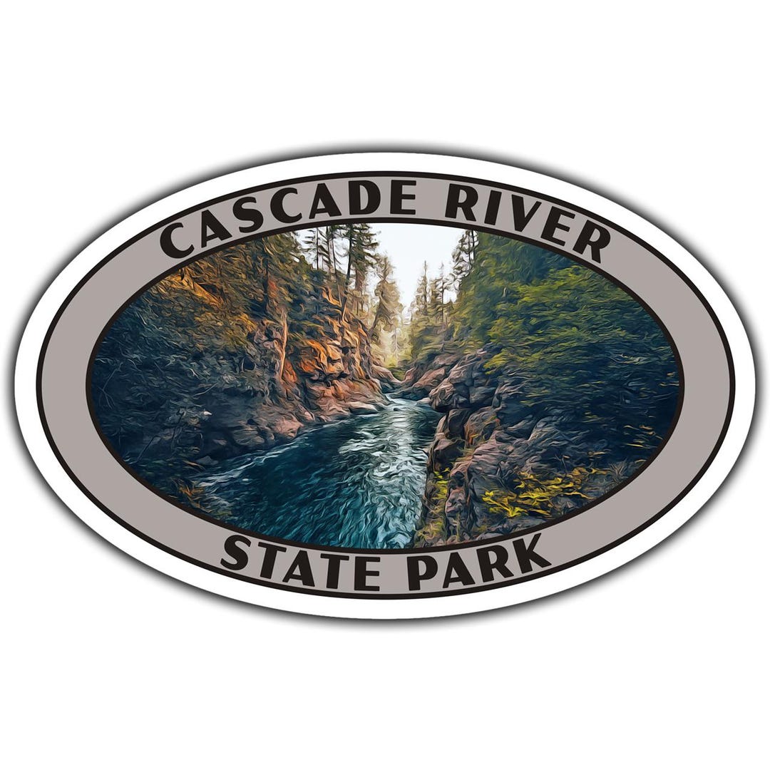 Cascade River State Park Sticker | Cascade River Sticker | Vinyl ...