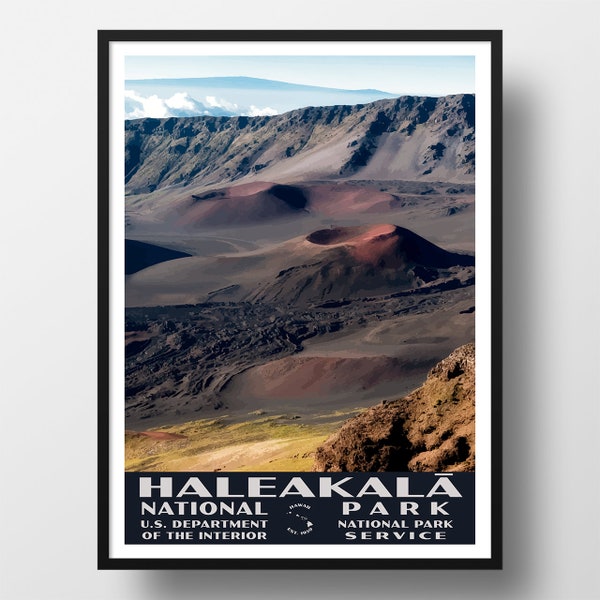 Haleakalā National Park Poster - Etsy