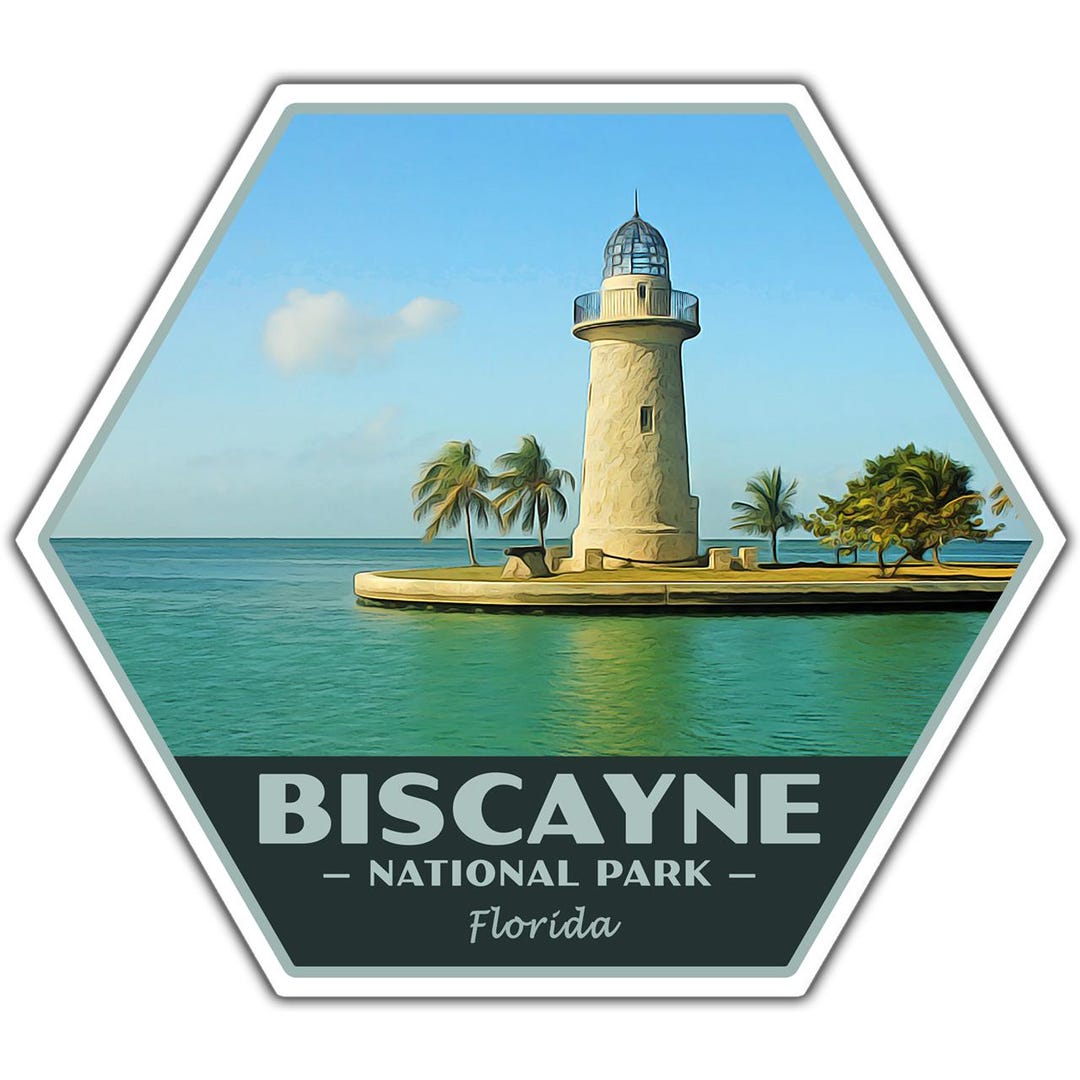 Biscayne National Park Sticker | Biscayne Sticker | Vinyl Sticker | 2. ...