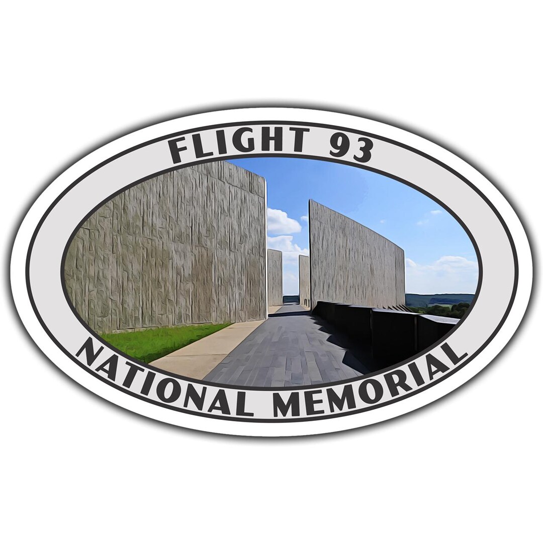 Flight 93 National Memorial Sticker | Flight 93 Sticker | Vinyl Sticker ...