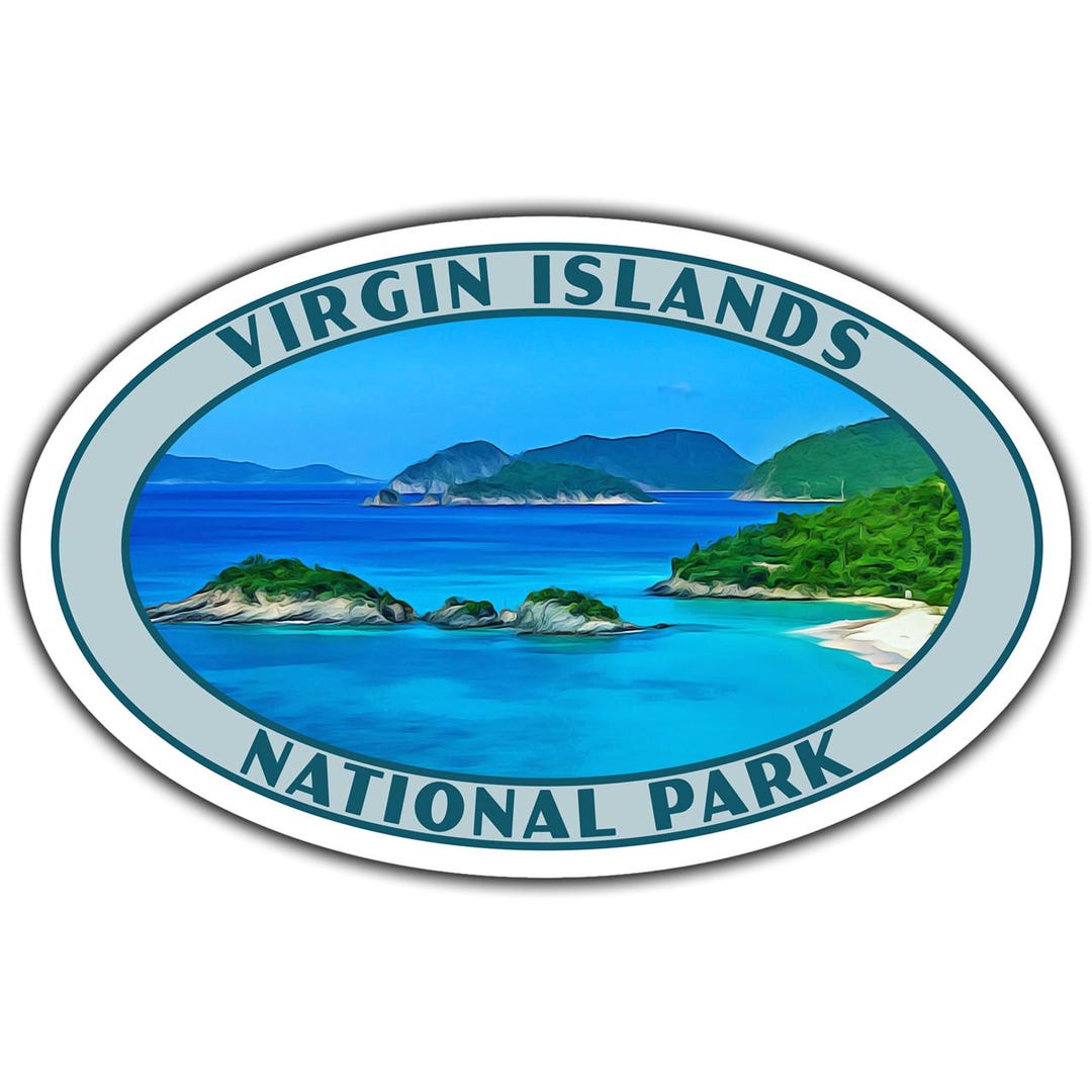 Virgin Islands National Park Sticker | Virgin Islands Sticker | Vinyl ...