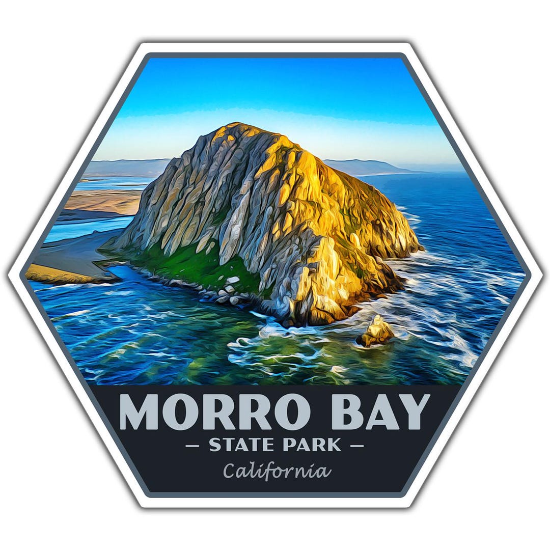 Morro Bay State Park Sticker | Morro Bay Sticker | Vinyl Sticker | 2.25 ...