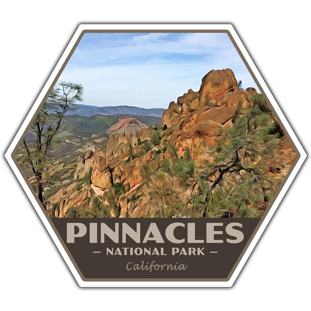 Pinnacles National Park Sticker | Pinnacles Sticker | Vinyl Sticker | 2 ...