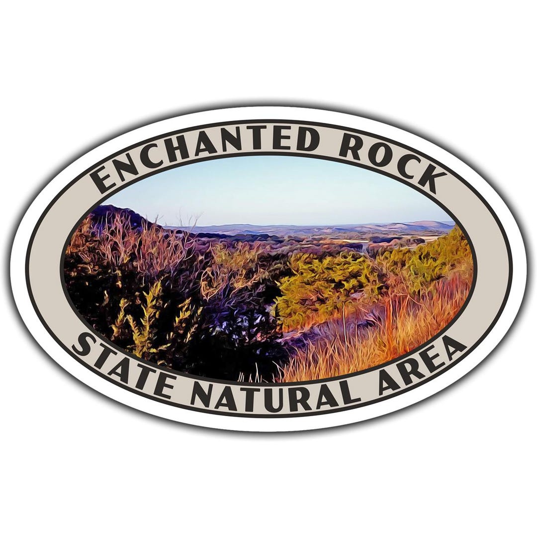 Enchanted Rock State Natural Area Sticker | Enchanted Rock | Vinyl ...