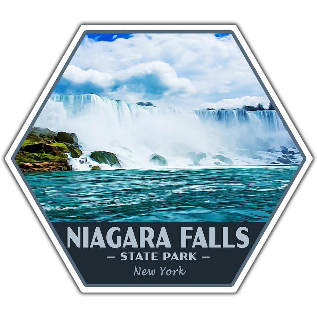 Niagara Falls State Park Sticker | Niagara Falls Sticker | Vinyl ...