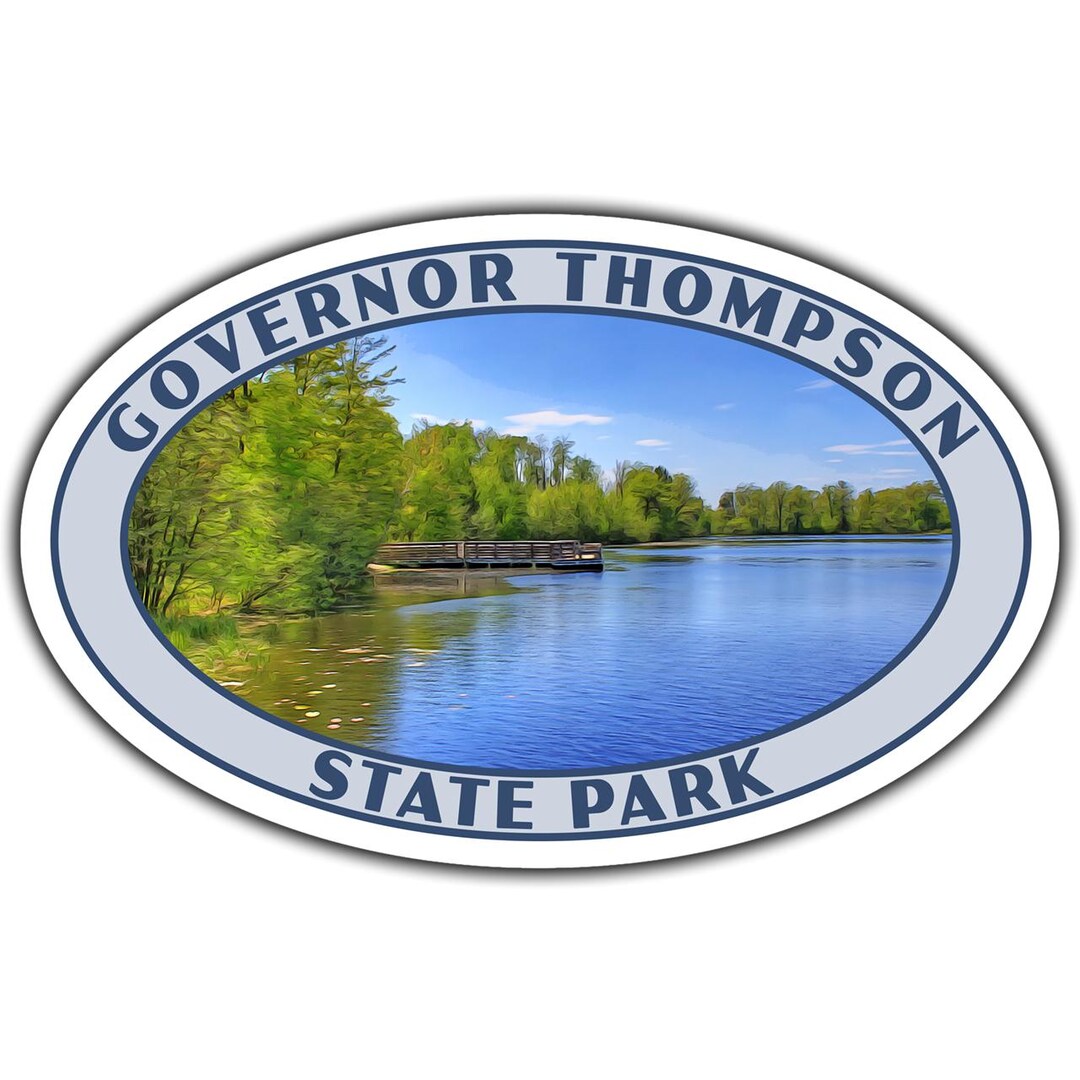 Governor Thompson State Park Sticker | Governor Thompson Sticker ...