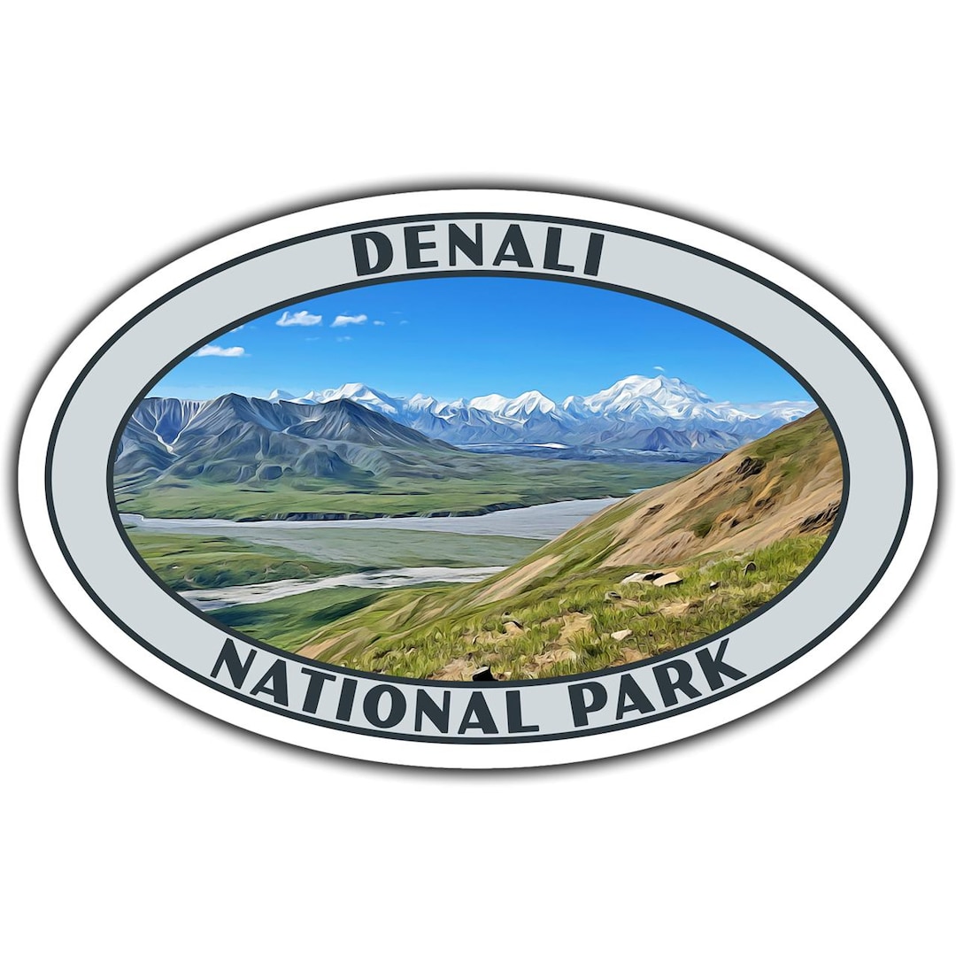 Denali National Park Sticker | Denali Sticker | Vinyl Sticker | 3.25" X ...