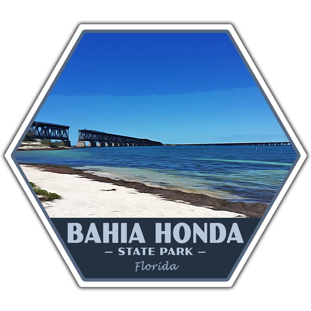 Bahia Honda State Park Sticker | Bahia Honda Sticker | Vinyl Sticker ...
