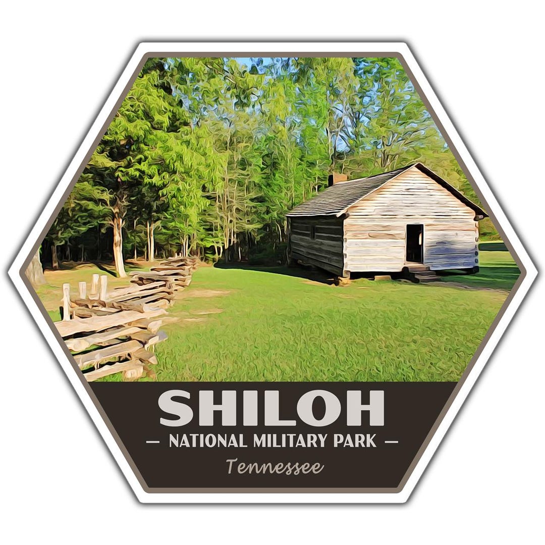 Shiloh National Military Park Sticker | Vinyl Sticker | 2.25" X 2" to 3 ...