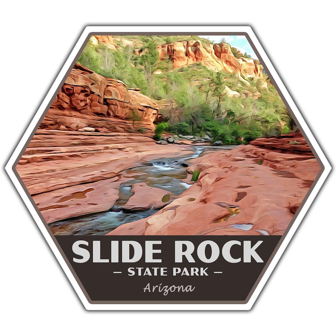 Slide Rock State Park Sticker | Slide Rock Sticker | Vinyl Sticker | 2. ...
