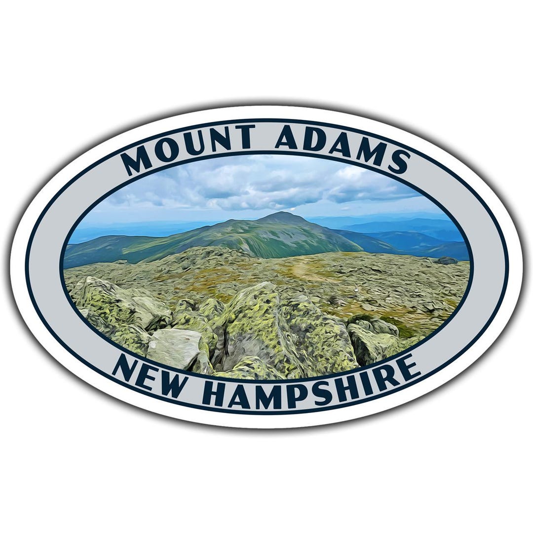 Mount Adams Sticker | Vinyl Sticker | 3.25" X 2.1" to 6.25" X 4" | Made ...