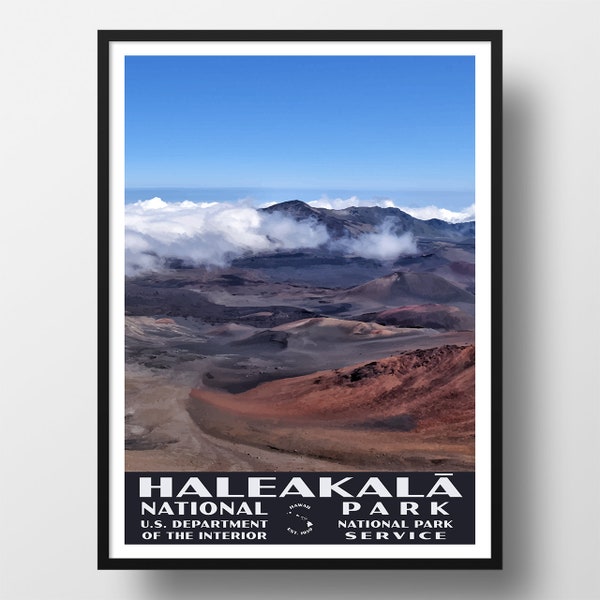 Haleakalā National Park Poster - Etsy