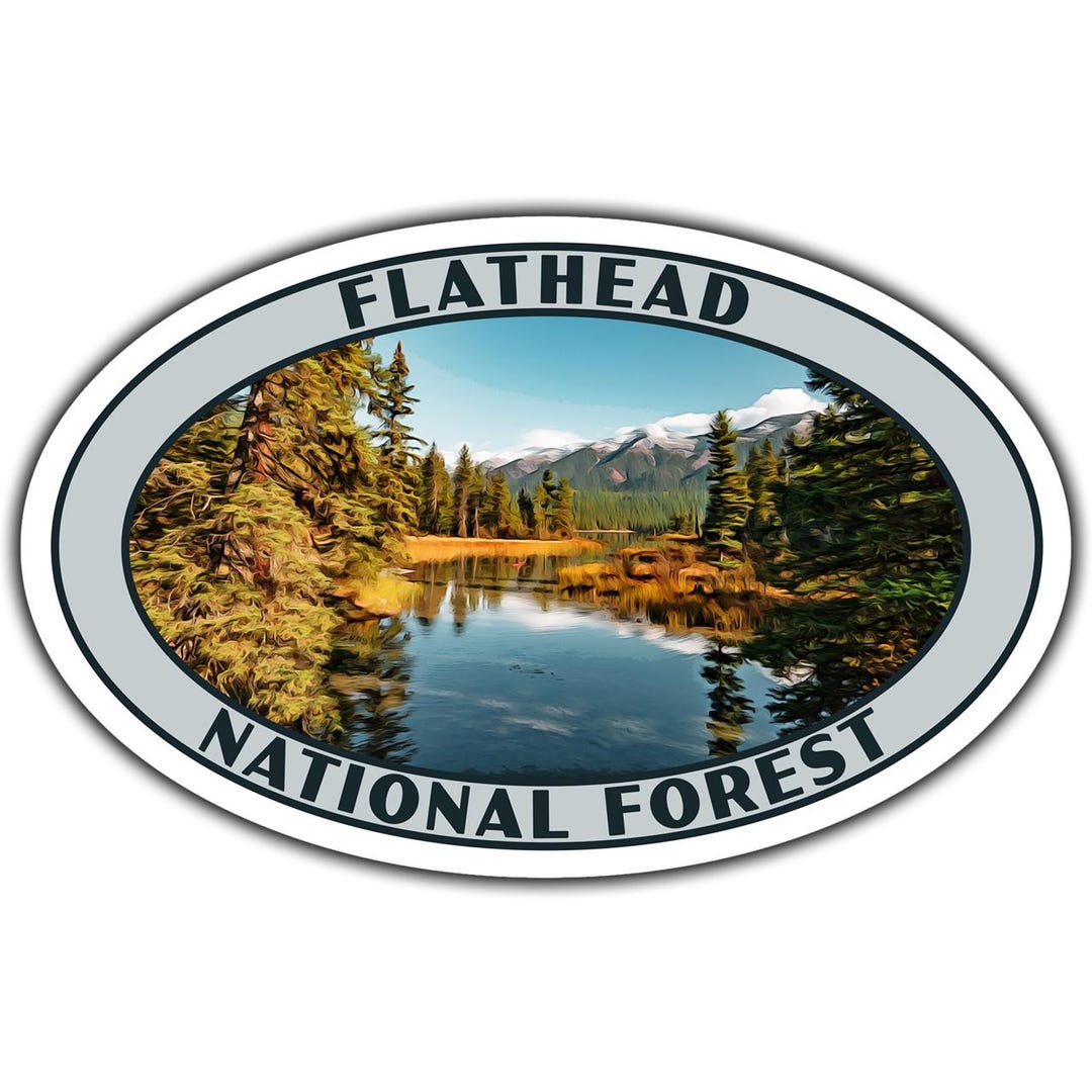 Flathead National Forest Sticker | Flathead Forest Sticker | Vinyl ...