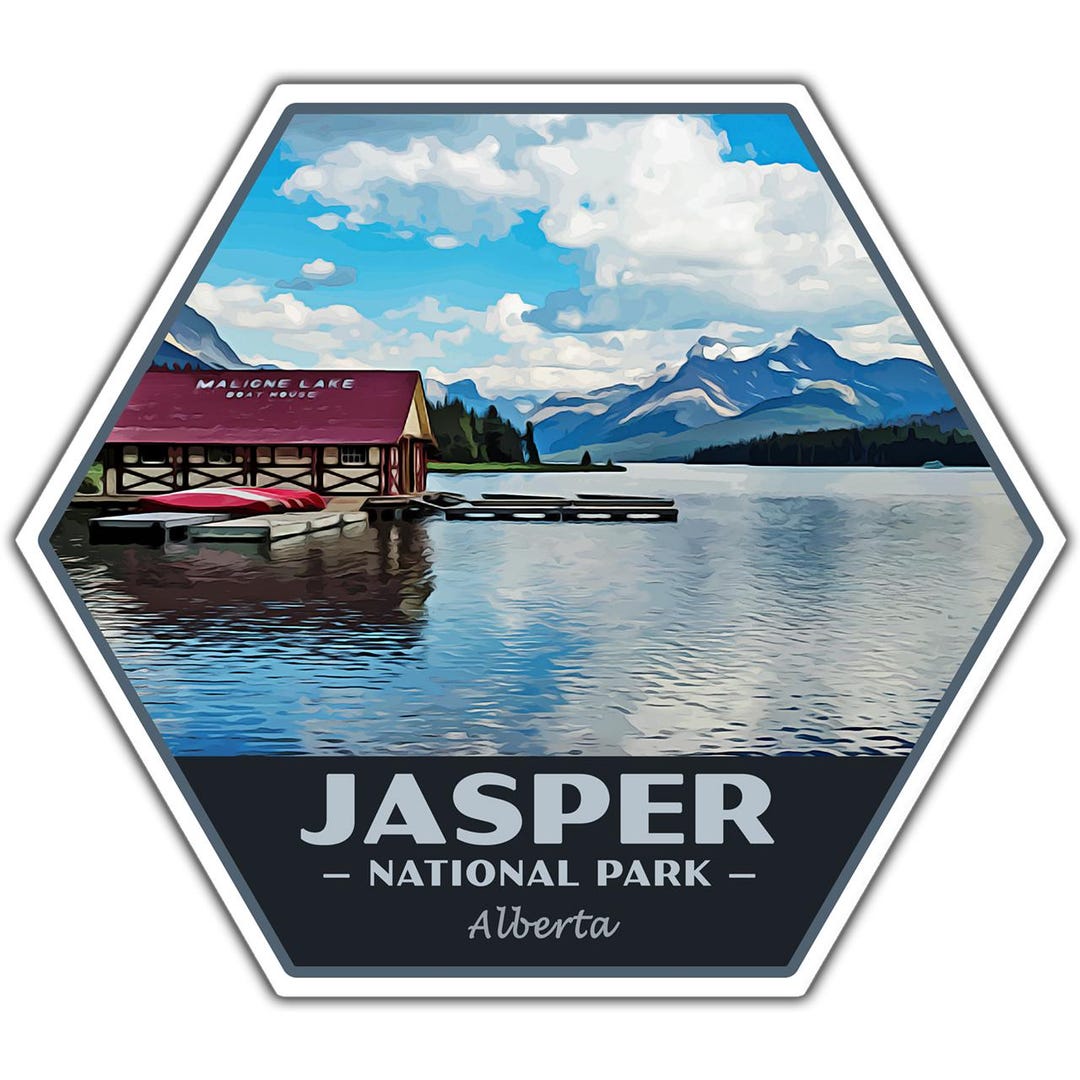 Jasper National Park Sticker | Jasper Sticker | Vinyl Sticker | 2.25" X ...