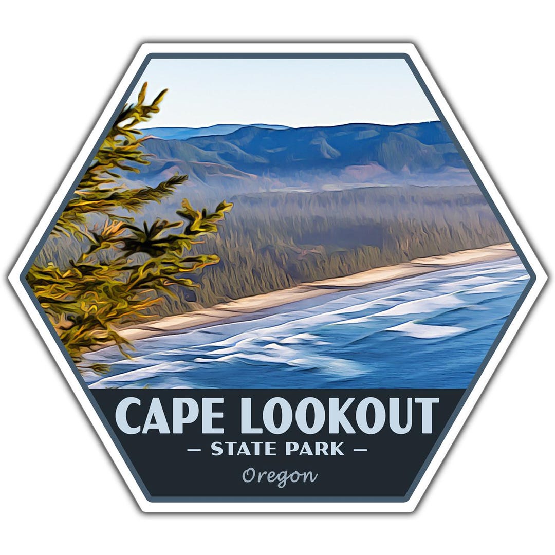 Cape Lookout State Park Sticker | Cape Lookout Sticker | Vinyl Sticker ...