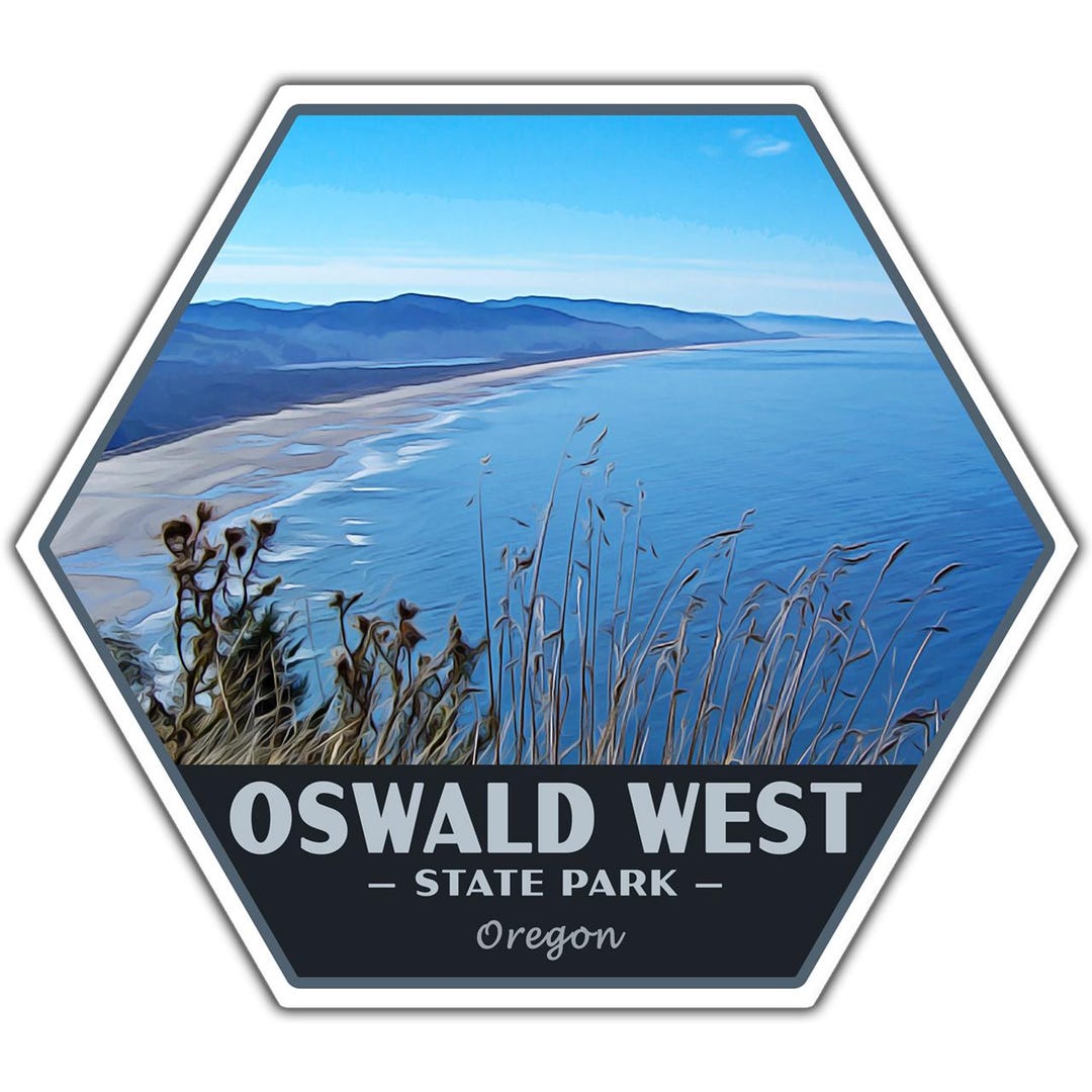 Oswald West State Park Sticker | Oswald West Sticker | Vinyl Sticker ...