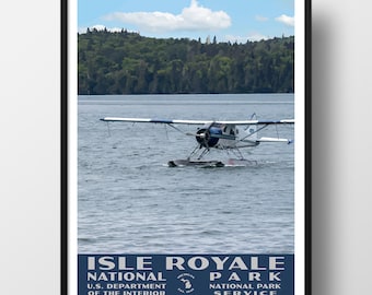 Isle Royale National Park Poster National Park Poster National Park ...
