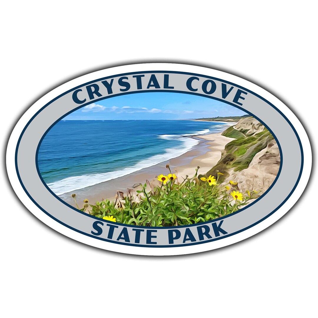 Crystal Cove State Park Sticker | Crystal Cove Sticker | Vinyl Sticker ...