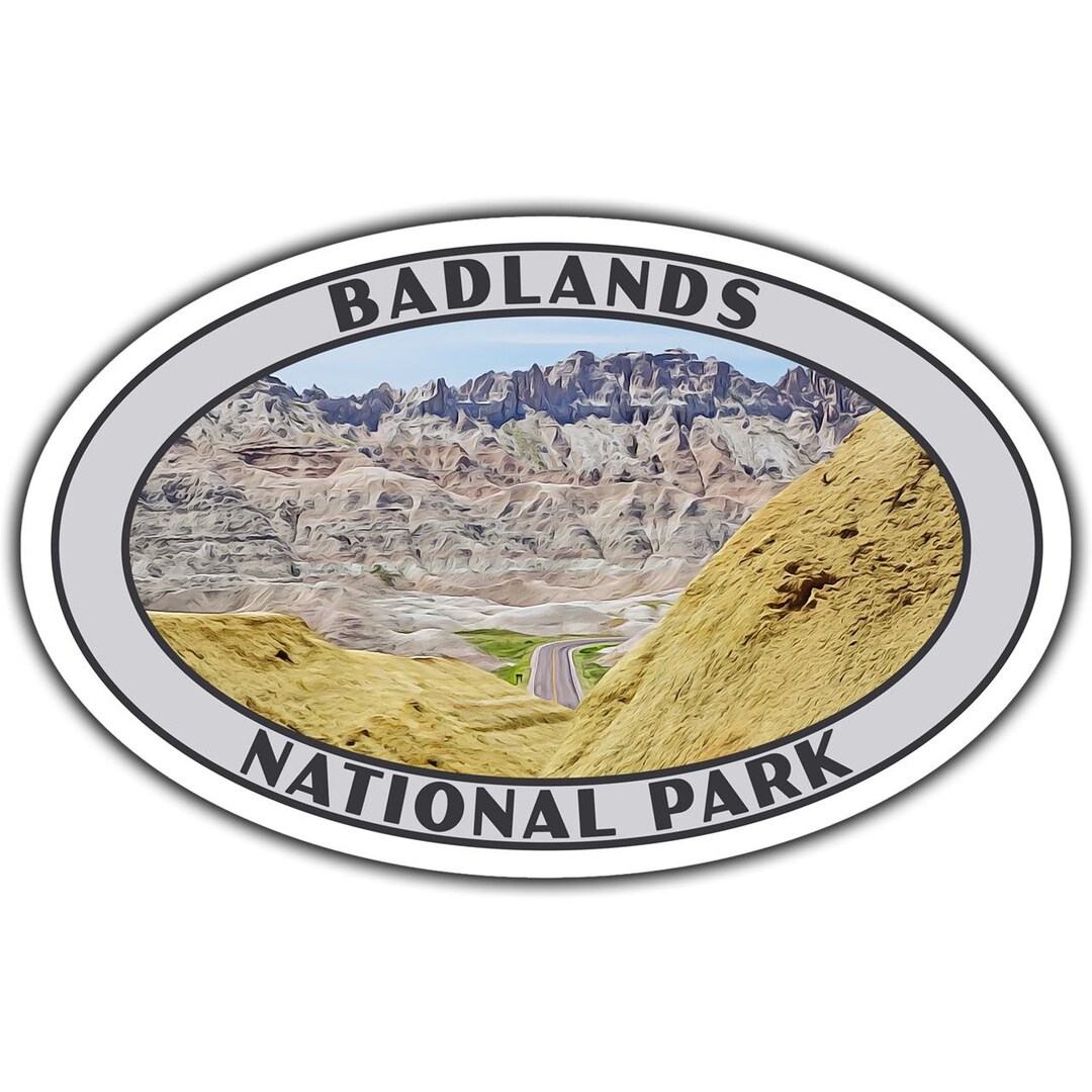Badlands National Park Sticker | Badlands Sticker | Vinyl Sticker | 3. ...