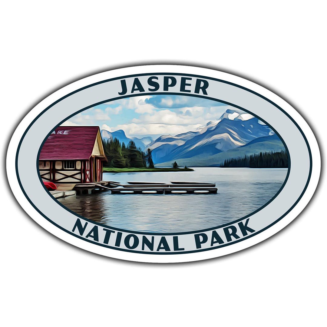 Jasper National Park Sticker | Jasper Sticker | Vinyl Sticker | 3.25" X ...