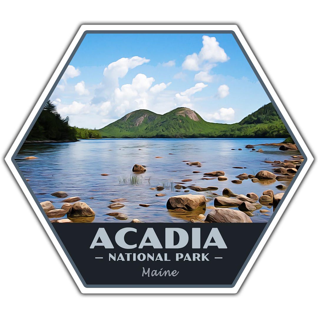 Acadia National Park Sticker | Acadia Sticker | Vinyl Sticker | 2.25" X ...