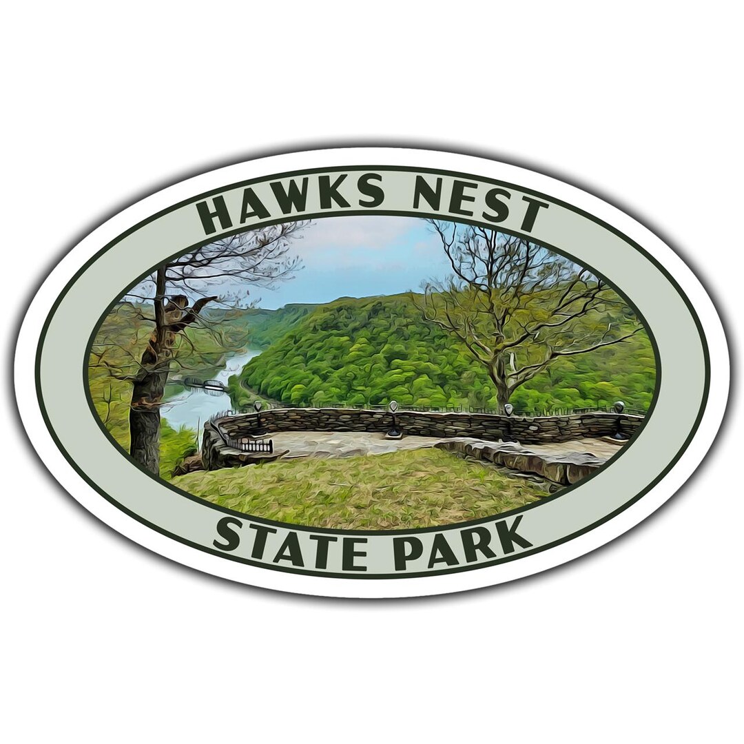 Hawks Nest State Park Sticker | Hawks Nest Sticker | Vinyl Sticker | 3. ...