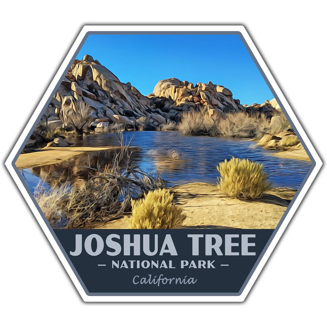 Joshua Tree National Park Sticker | Joshua Tree Sticker | Vinyl Sticker ...