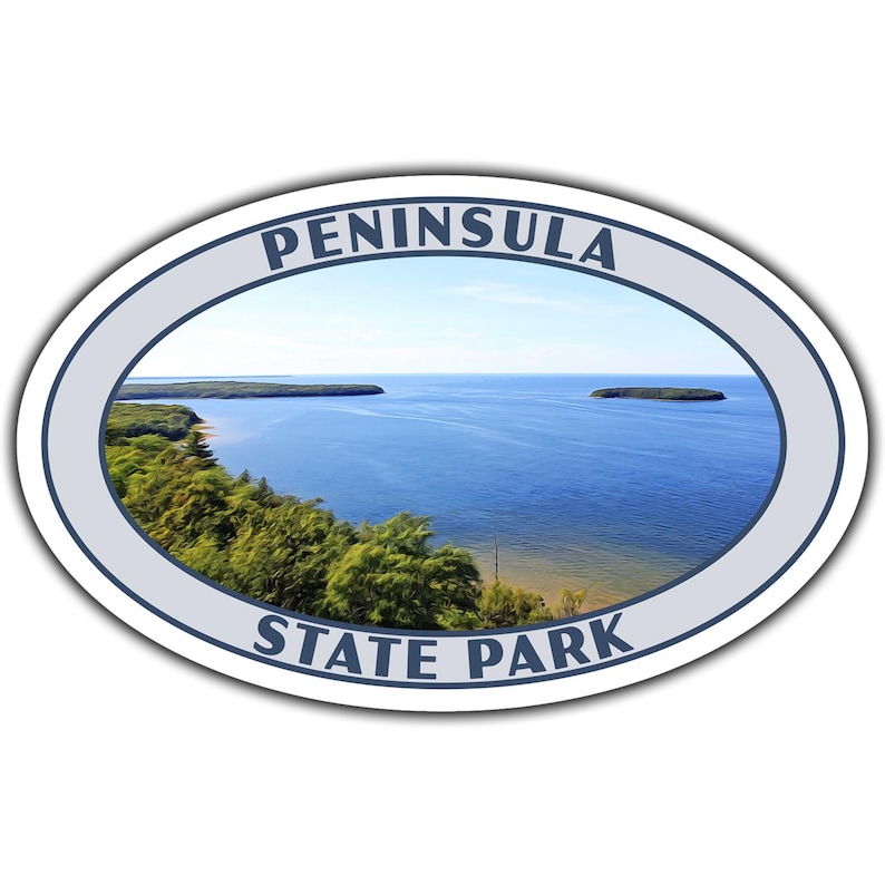 Peninsula State Park Sticker | Peninsula Sticker | Vinyl Sticker | 3.25 ...