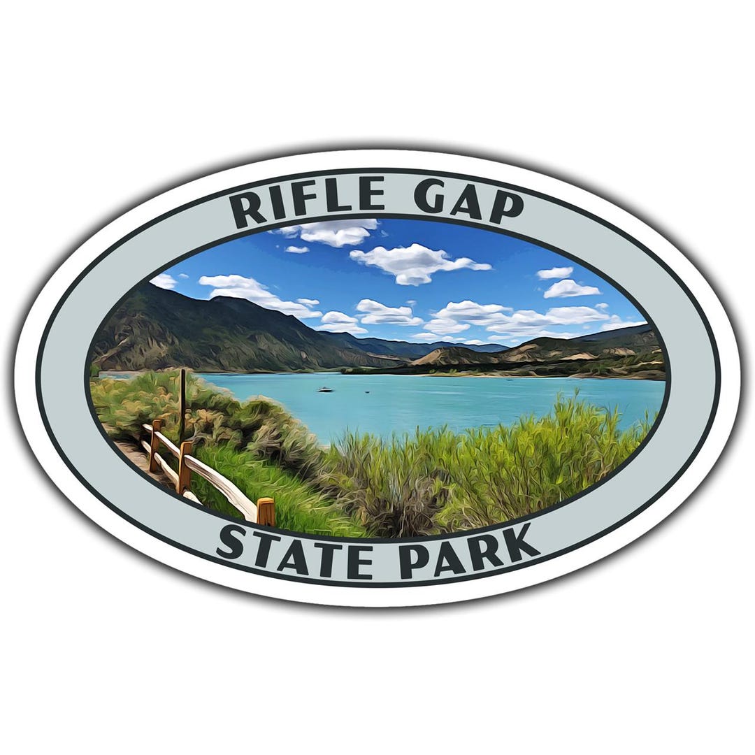 Rifle Gap State Park Sticker | Rifle Gap Sticker | Vinyl Sticker | 3.25 ...