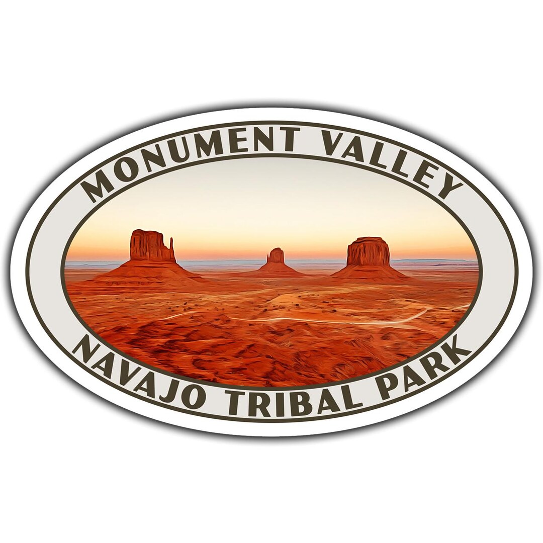 Monument Valley Navajo Tribal Park Sticker | Monument Valley | Vinyl ...