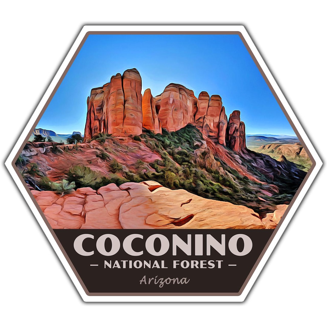 Coconino National Forest Sticker | Coconino Sticker | Vinyl Sticker | 2 ...